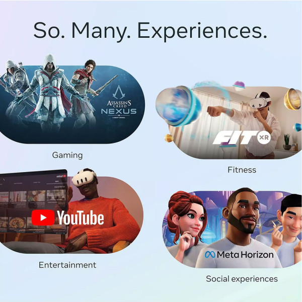 Buy Online Oculus Meta Quest 3S Virtual Reality Headset 128GB in Qatar ...