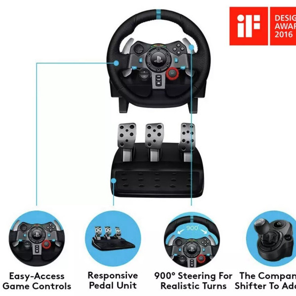 Buy Online Logitech G29 Driving Force Racing Wheel For Ps5, Ps4 in ...