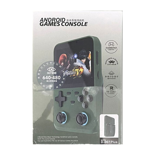 Buy Online Android Games Console D007 Plus - Green in Qatar- Tccq.com