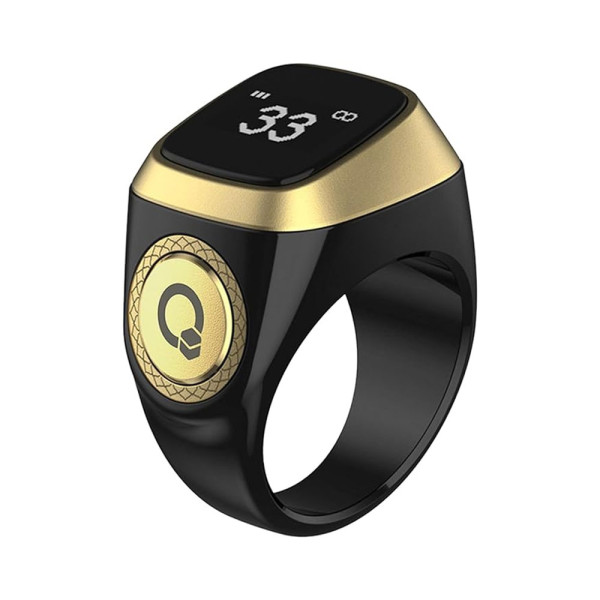 Buy Online iQIBLA ZIKR RING - Models 18mm - Black in Qatar- Tccq.com