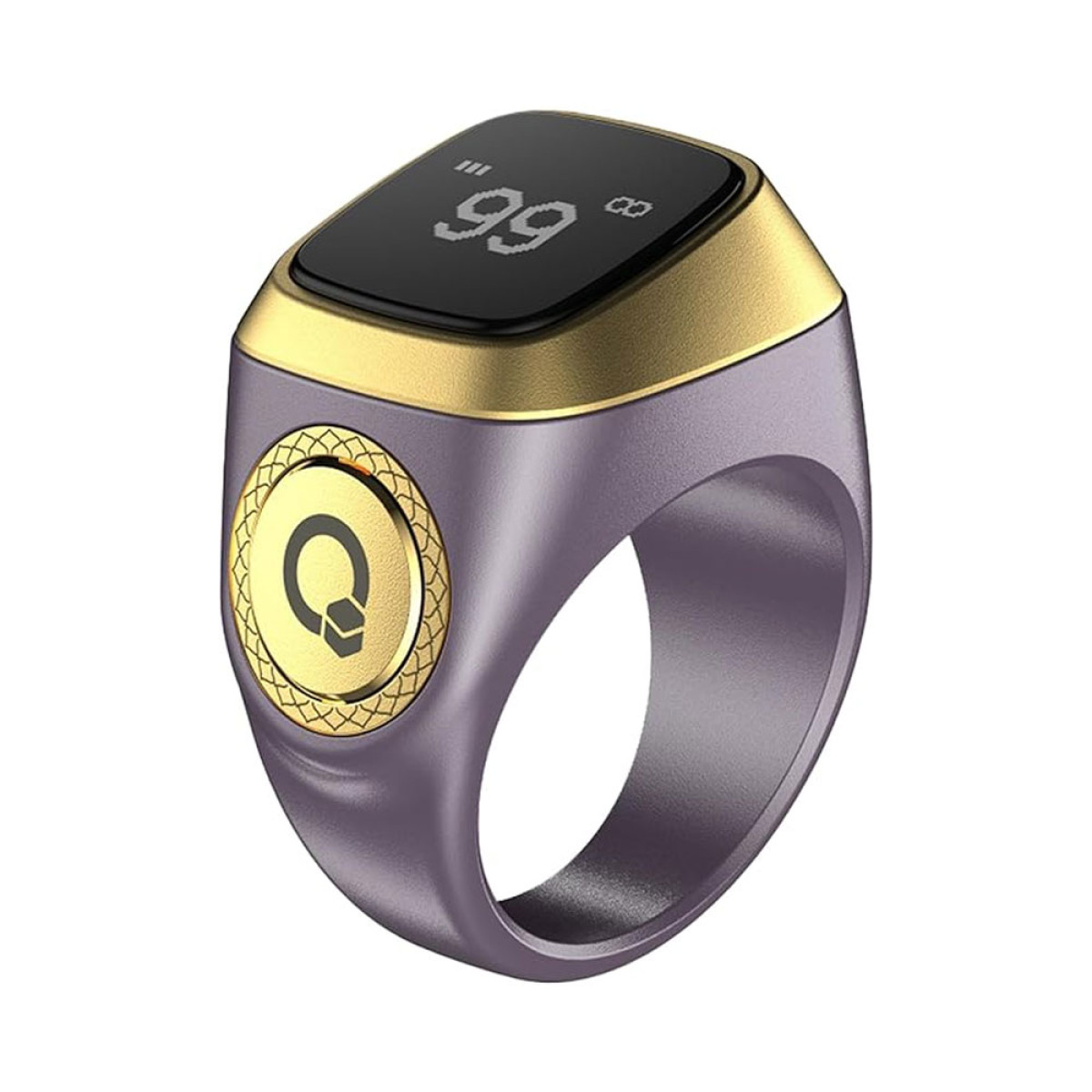 Buy Online iQIBLA ZIKR RING - Models 20mm - Violet in Qatar- Tccq.com