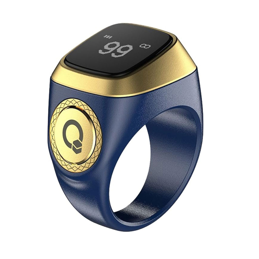 Buy Online iQIBLA ZIKR RING - Models 18mm - Blue in Qatar- Tccq.com