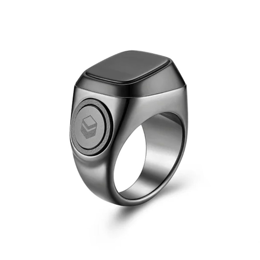 Buy Online iQIBLA ZIKR METAL RING - Model M02 - 22mm - Sapce Gray in ...