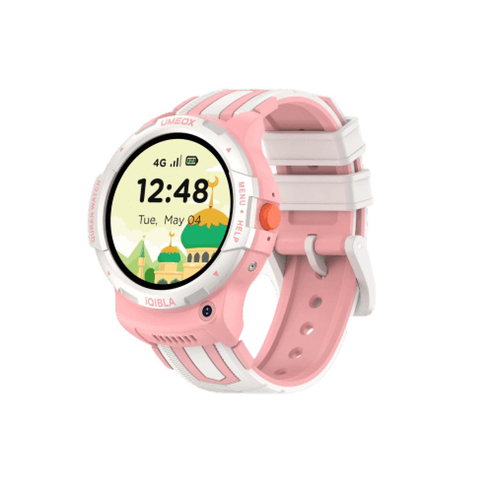 Buy Online iQIBLA Qwatch Kids Phone K1S - Pink in Qatar- Tccq.com