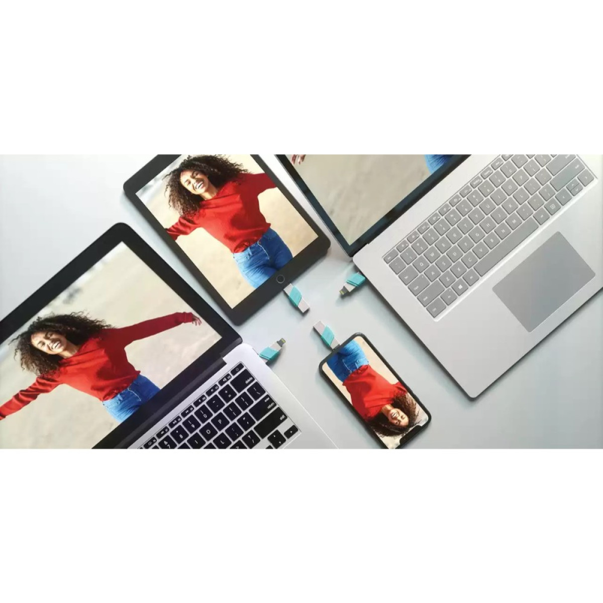 Buy Online SanDisk iXpand Flash Drive Flip Type A + Lightning 128Gb in ...