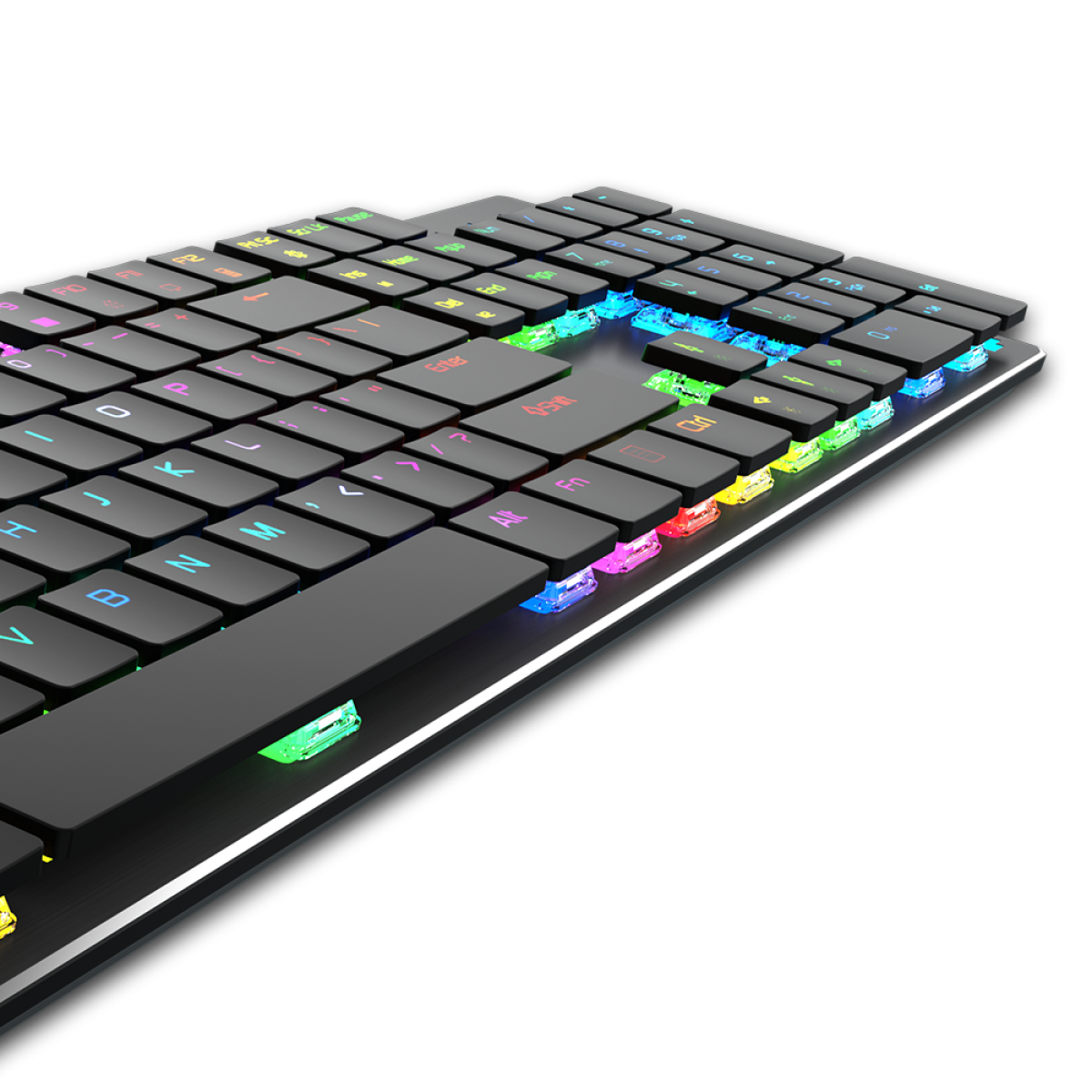 Buy Online Meetion Ultra-thin Mechanical Keyboard MK80 in Qatar- Tccq.com