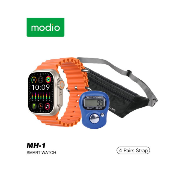 Buy Online Modio Smart Ultra Watch 49mm Titanium - MH-1 in Qatar- Tccq.com