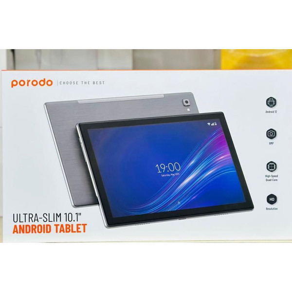 Buy Online Porodo Ultra-Slim 10.1" Android Tablet in Qatar- Tccq.com