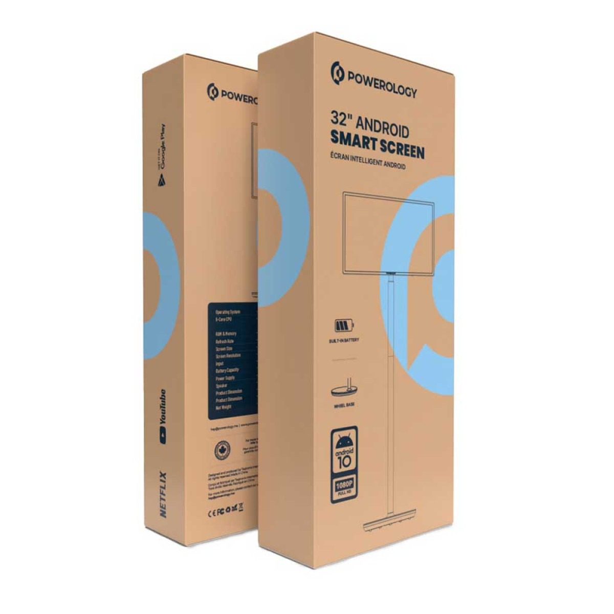 Buy Online Powerology FHD Android 32” Tablet with Stand and Built-in ...