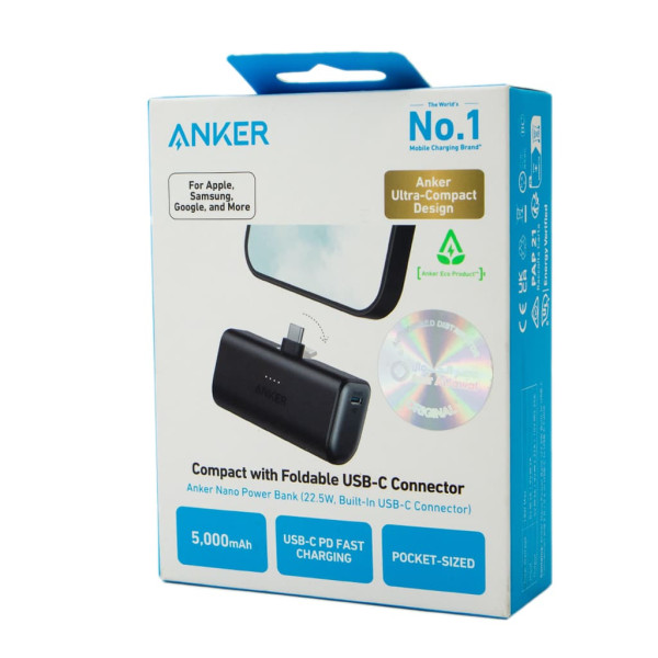 Buy Online Anker Nano Power Bank 5000mAh with 22.5W Type-C Connector ...