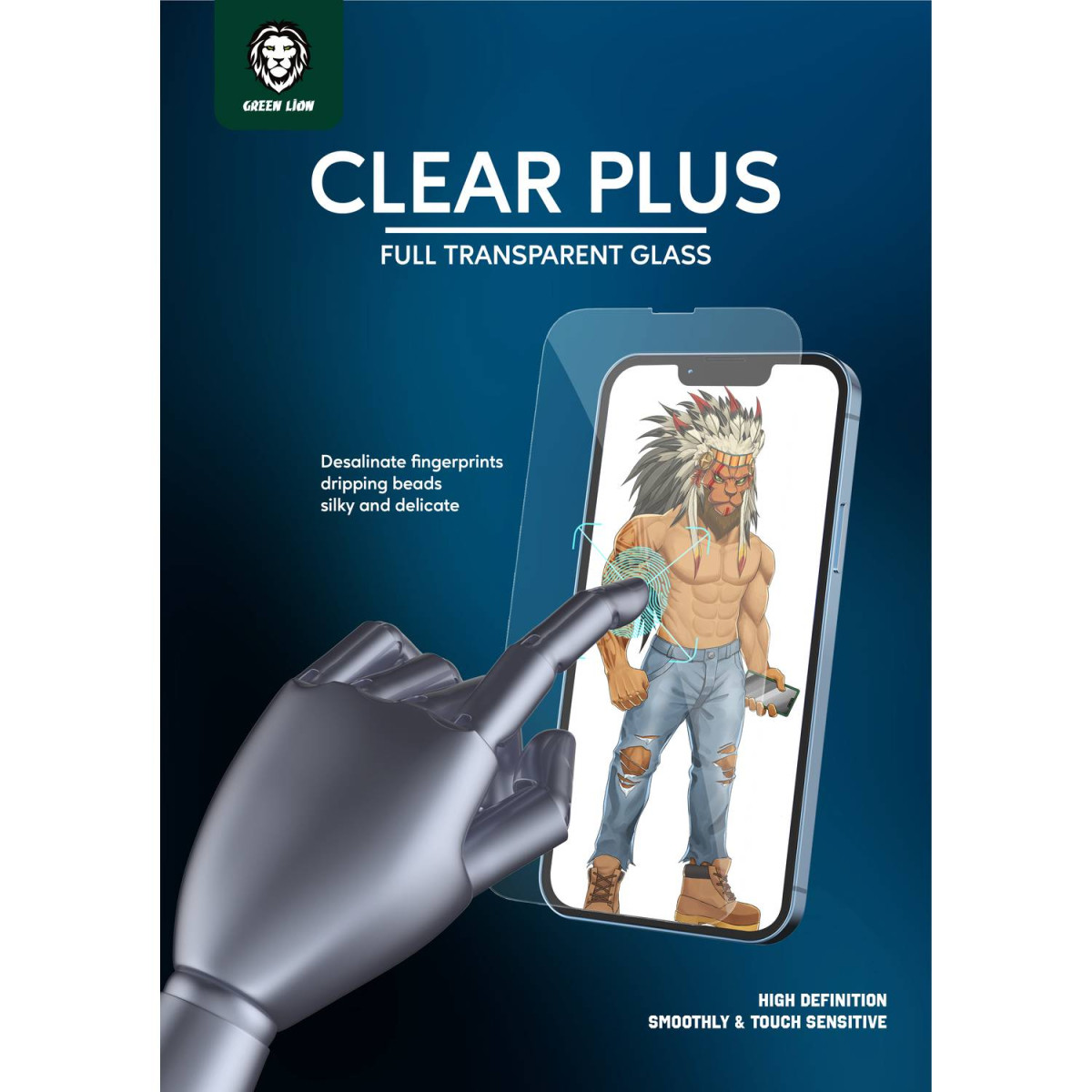 Buy Online Green Lion Clear Plus Full Transparent Glass Screen For ...