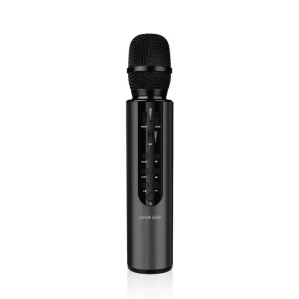 Buy Online Green Lion Karaoke Microphone - Black in Qatar- Tccq.com