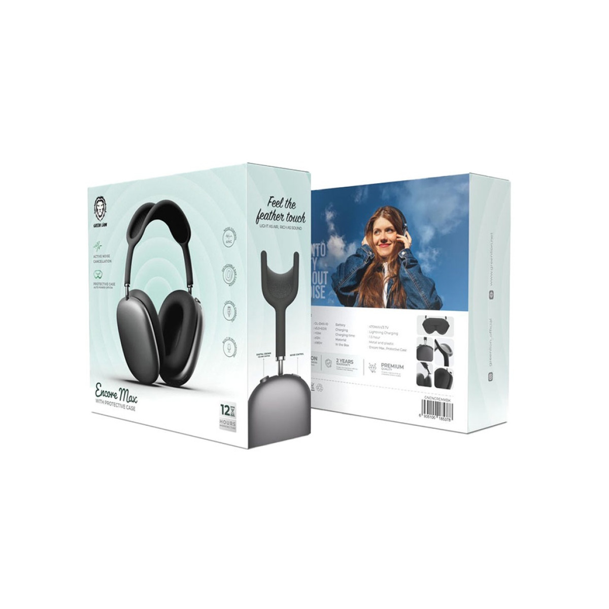 Buy Online Green Lion Encore Max Bluetooth Headset with Protective Case ...