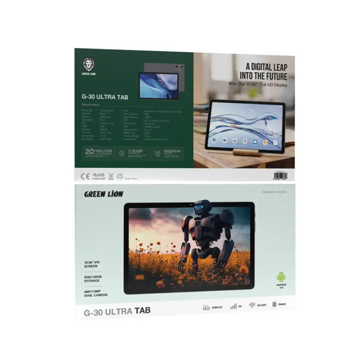 Buy Online Green Lion G-30 Ultra Tab 10.95 IPS display 6GB/128GB 5MP ...