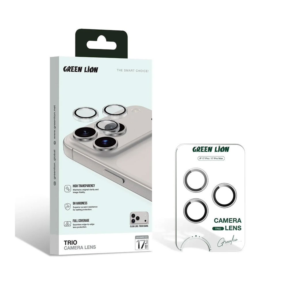 Buy Online Green Lion Trio Camera Lens for iPhone 17 Pro/17 Pro Max ...