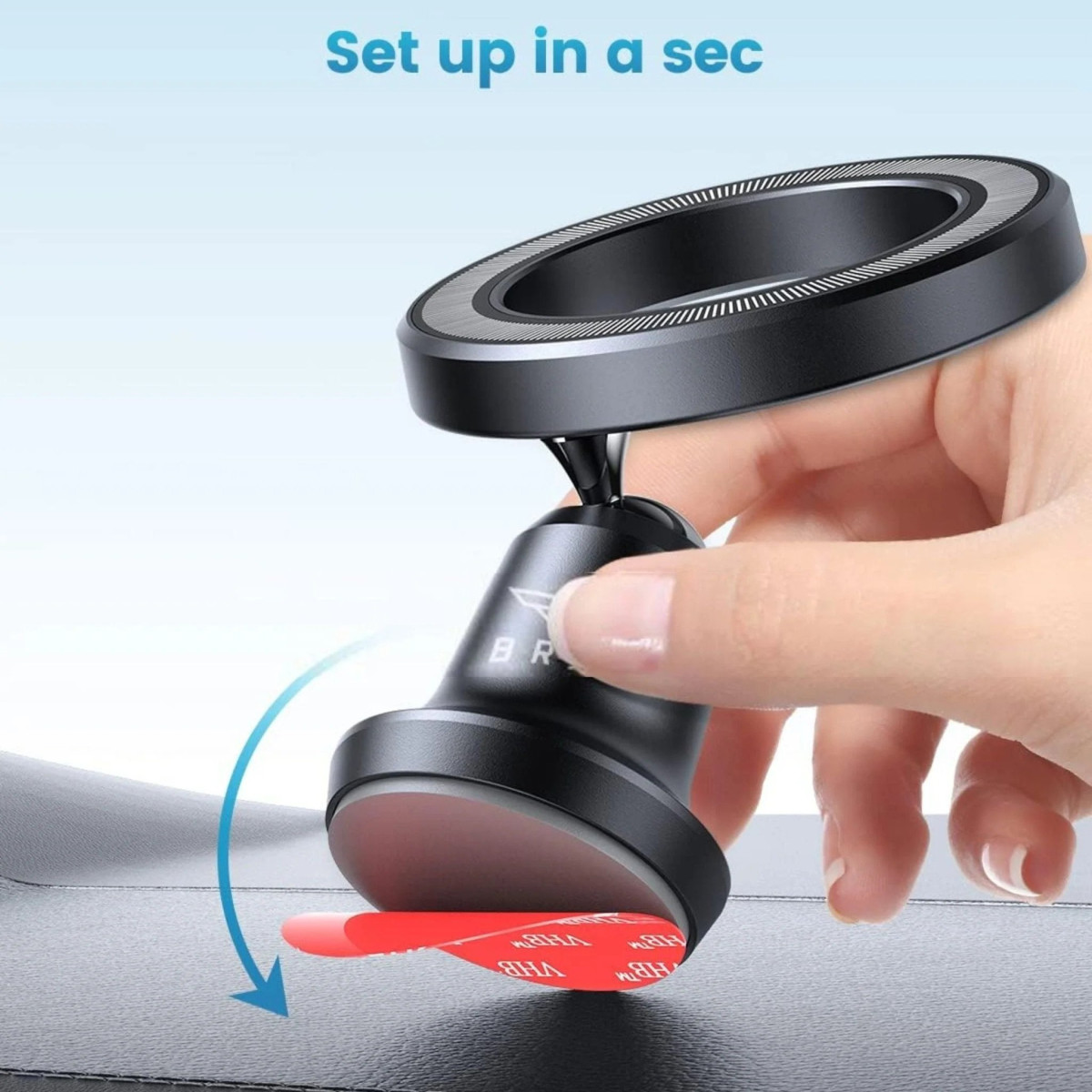 Buy Online Brave Magsafe Car Mount BHL - 52 - Black in Qatar- Tccq.com