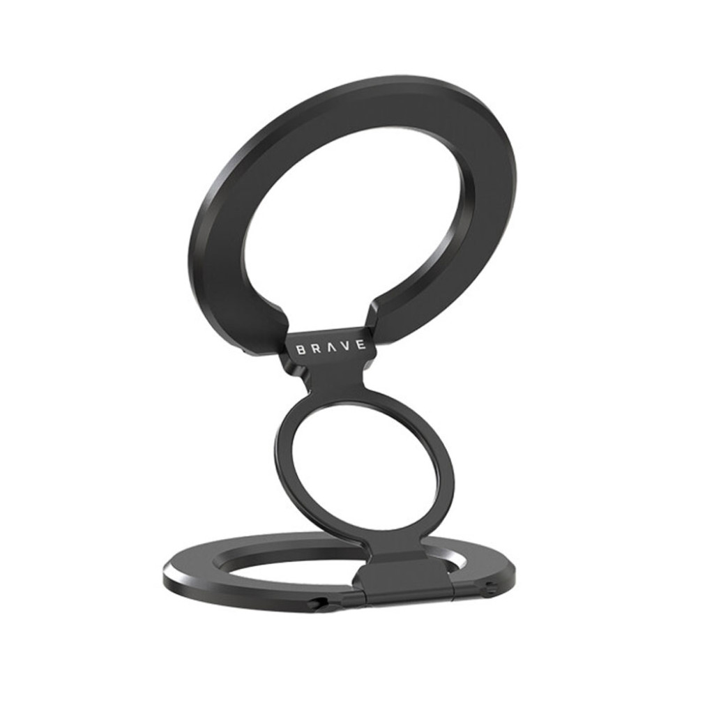 Buy Online BRAVE 3-in-1 Magnetic Ring Holder and Kickstand - Black in Qatar- Tccq.com