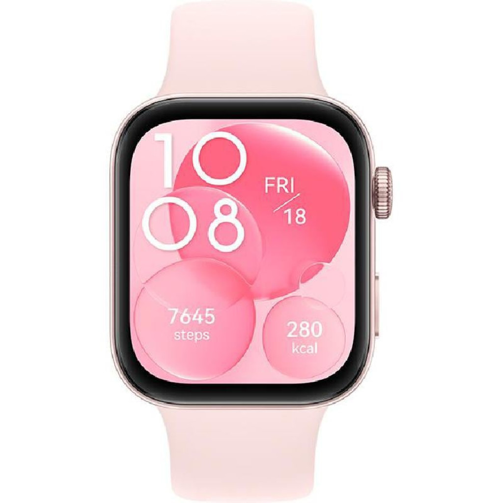 Buy Online Huawei Watch FIT 3 Smartwatch - Nebula Pink in Qatar- Tccq.com