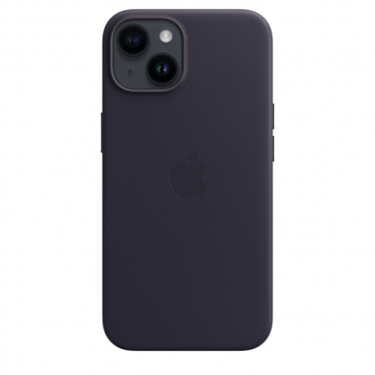 Buy Online iPhone 14 Leather Case with MagSafe - Ink in Qatar- Tccq.com