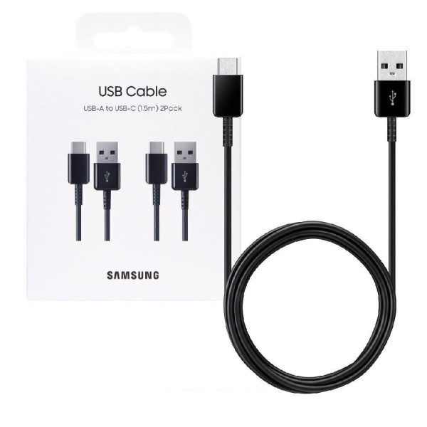Buy Online Samsung Cable USB-A to Type-C (1.5m) 2Pack in Qatar- Tccq.com